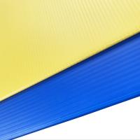 China 1300x 1100mm 1200x 1000mm Edge Sealed Round Corners PP Corrugated Plastic Dividers Corflute Layer Pads for sale
