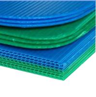 China 1300x 1100mm 1200x 1000mm Edge Sealed Round Corners PP Corrugated Plastic Dividers Corflute Layer Pads for sale