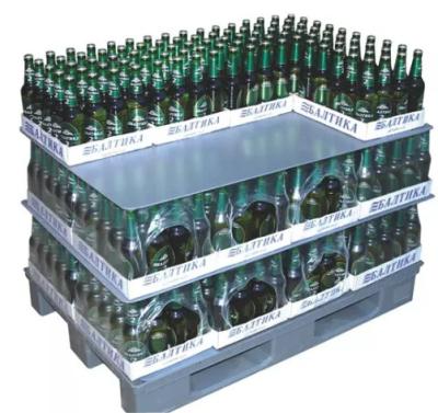 China High Strength Corrugated Plastic Layer Pads Coroplast Bottles Separators for sale