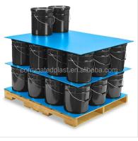 China 1200X 1000MM Corrugated PP Layer Pads Plastic Bottle Dividers for sale