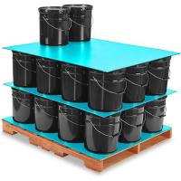 China Corrugated Polypropylene Separator Sheets Plastic Layer Pads Pallet Dividers for Bottles Beverage Industry for sale