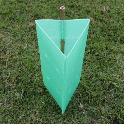 China Anti UV Corrugated PP Plastic Plant Protection Sleeves Corflute Tree Guards for sale
