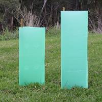 China Anti UV Corrugated PP Plastic Plant Protection Sleeves Corflute Tree Guards for sale