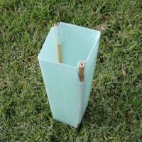 China 450 X 200mm Corflute Tree Guard Vine Guards for Plant Protection for sale