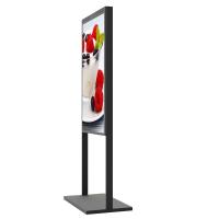 China 55-Inch FHD Double-Sided LCD Digital Window Display with 2500+700 Nit Brightness and 80mm Slim Profile for sale
