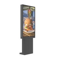 China 55 Inch Outdoor Digital Menu Board 3000nits Full HD Drive Thru Display for Fast Food Restaurants for sale