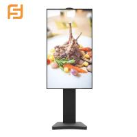 China Large Lcd Window Screen Floor Standing Digital Display 49 Inch 3500nits Indoor for sale