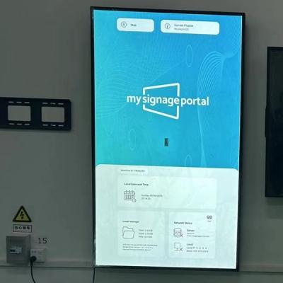 China 49 Inch 3500nits Window Digital LCD Display 1920x1080 Retail Shop Signage for sale