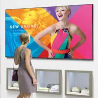China 55-inch Indoor Digital Signage Display with 500 Nits Brightness and 4K UHD Resolution for Commercial Advertising for sale