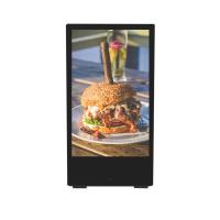China 43-inch FHD Outdoor Digital Poster with 1500 Nits Brightness and IP65 Waterproof Rating - 62,000mAh Battery for sale