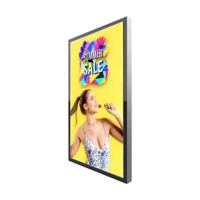 China 75 Inch UHD Window LCD Display 2500nits High Brightness Digital Signage Screen for sale
