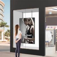 China 75 Inch UHD Window LCD Display 2500nits High Brightness Digital Signage Screen for sale