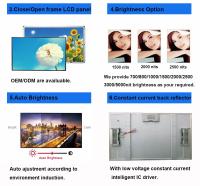 China 55 Inch Outdoor Readable LCD Screen 1920×1080 Resolution 1500/5000nits Brightness 50,000hrs Lifetime for sale
