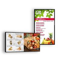China 32 Inch Digital Menu Board with 700 cd/m² Brightness and 50,000 Hour Lifespan for Restaurant Advertising for sale