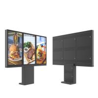 China 65 Inch Outdoor Drive-Thru Digital Menu Board - IP56 Waterproof, 3000 Nits Brightness, 4K Resolution for sale