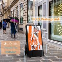 China 43 Inch Outdoor Digital Signage Display with 2160×3840 FHD Resolution and 1800 Nits Brightness IP65 Waterproof for sale
