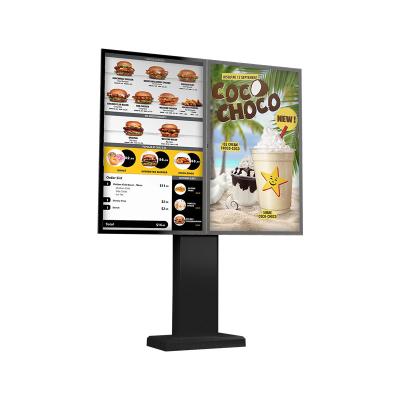 China 49-Inch Outdoor Digital Drive-Thru Menu Display with 3000 Nits Brightness and Android 7.1 OS for sale