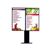 China 55 Inch Outdoor Drive Thru Menu Board with 3000 Nits Brightness and IP56 Rating for Restaurant Applications for sale