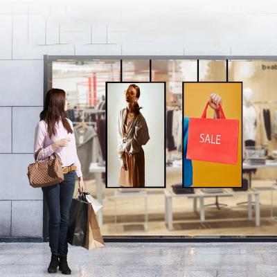 China 65 Inch UHD 3840x2160 High Brightness 2500 Nits Shop Window Digital TFT LCD Display for sale