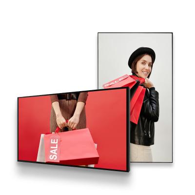 China 55-inch Commercial LCD Screen Advertising Player with 5000 cd/m² Brightness and 50,000 Hour Lifespan for Digital Signage for sale