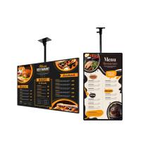 China 43-inch Ultra Narrow 8mm Bezel Digital Menu Board with 700 Nits Brightness for Restaurant Advertising for sale