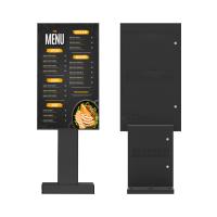 China 55-Inch Outdoor Waterproof Drive Thru Digital Menu Board Display with 3000 cd/m² Brightness and IP56 Rating for sale