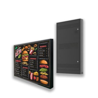 China 32-inch Outdoor Waterproof Digital Signage Screen with 3000 Nits Brightness and Android 7.1 OS for Restaurant Advertising for sale