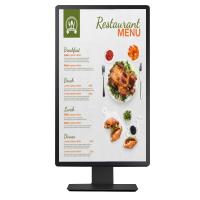 China 43-65 Inch Outdoor Drive-Thru Digital Menu Boards 3000cd/m² 4K IP56 Weatherproof Signage for sale