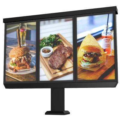 China 43-65 Inch Outdoor Drive-Thru Digital Menu Boards 3000cd/m² 4K IP56 Weatherproof Signage for sale