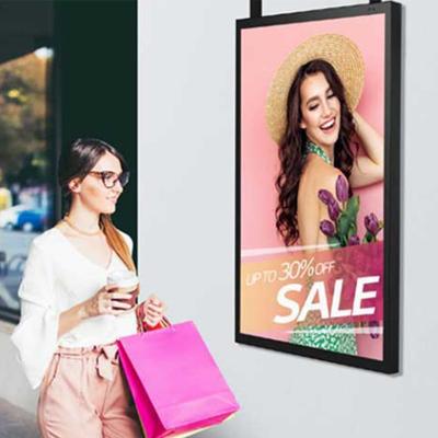 China Custom Size 49 Inch Shop Window LCD Display FHD Monitor 2500 Nits High Brightness for sale