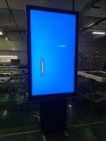 China 65 Inch 2500nits Outdoor Drive Thru Menu Board IP65 Weatherproof Floorstanding Display for sale