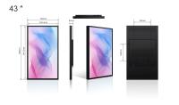 China 43 inch 2500 nits High Brightness Window Facing Display IPS Panel 1920x1080 for sale