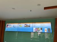 China 43-Inch 700 Nits Digital Menu Board with FHD 1920x1080 Resolution for Fast Food Restaurant Advertising for sale