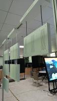 China 21.5 Inch FHD 2000nits Roof Hanging Single Side Window Display for Restaurant Shop for sale