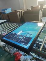 China 55 inch 2500nit + 700nit Industrial Grade Advertising Screen Double Sided Window Display for sale