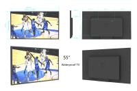 China 55 inch 2000 nits IP55 Waterproof Outdoor TV 4K UHD Sunlight Readable for Home Garden for sale