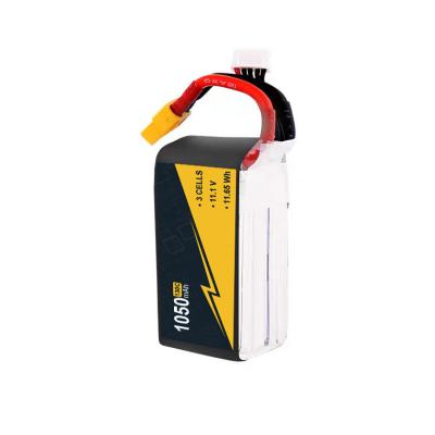China Long Cycle Life RC Boat Battery 1050mAh 3s 11.1v 120C Excellent Security for sale