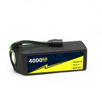 China 75C 150c Airplane Lipo Batteries 22.2V 6s 4000mah Lipo Battery Lightweight for sale