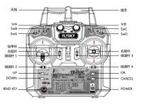China 10CH 2.4GHz AFHDS RC Toy Accessories 2A RC Drone Transmitter Remote Control for sale