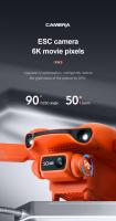 China Wide Angle ESC Camera WiFi  Battery Powered Drones 4K GPS Drone for sale