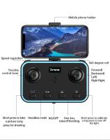 China 50M Dual Camera Battery Powered Drones WIFI FPV RC Drone For Beginner for sale