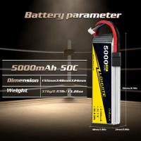 China 11.1V 50C 100C RC Lipo Battery 5000mAh Get The Most Out Of Your RC With High Capacity for sale
