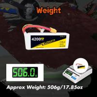 China RC Parts 4200mAh 4S Lipo Battery 14.8V XT60 Deans EC5 T For Axial Airplanes Cars Boat for sale