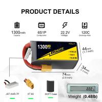 China 1300mAh 120C 4S Lipo Battery For RC FPV Airplane Quadcopter Helicopter Drone Suggest Balance Charger for sale