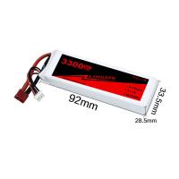 China 3s 3300mAh 11.1V 60C LiPo Battery for RC Helicopter Aircraft Quadcopter Cars Airplane for sale