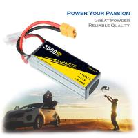 China 11.1V 3000mAh 70C LiPo Battery for RC Boats Drone Helicopter Car Enhanced Performance for sale
