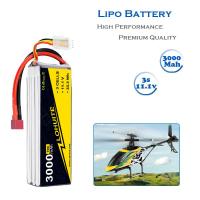 China 11.1V 3000mAh 70C LiPo Battery for RC Boats Drone Helicopter Car Enhanced Performance for sale