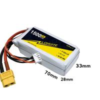 China 70C Discharge Rate 3s 1500mah Lipo Battery for RC Car Airplane Boat Drone Quadcopter for sale
