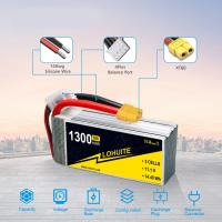 China 1300mah 11.1v Li-polymer Battery XT60g 3S With 70C-140c Discharge Rate for sale