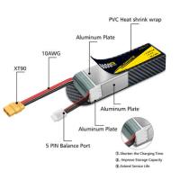 China 22.2V 6000mAh 6S Lipo Battery Dean 50C/100C 6S Lipo Battery 6000MAH For RC for sale